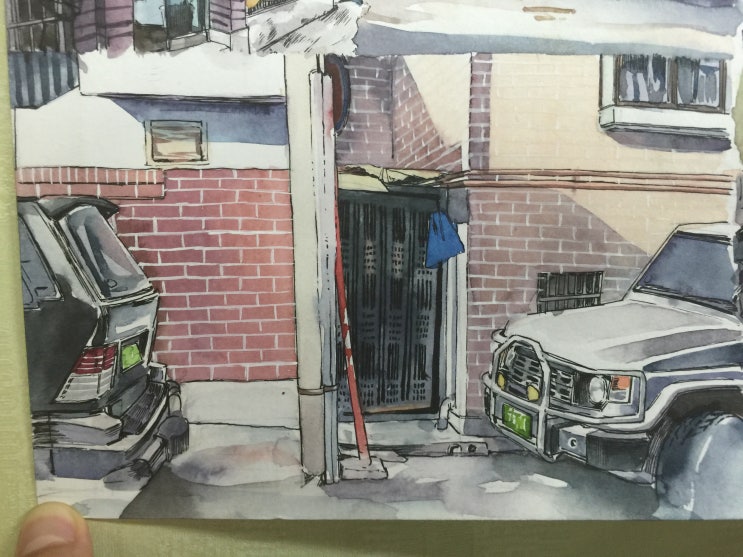 수원 영통 애니만화학원 용인 동탄 카툰시드 고등부 입시반 학생 평소작 연습작 배경연습 네이버 블로그