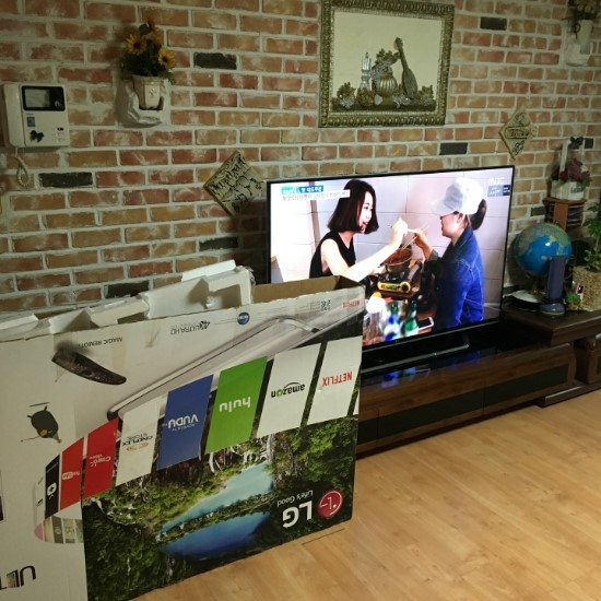 LG 울트라슬림 4K 3D 스마트 TV (해외직구제품/미사용/리퍼브) 65인치 인천 설치 후기 : 네이버 블로그
