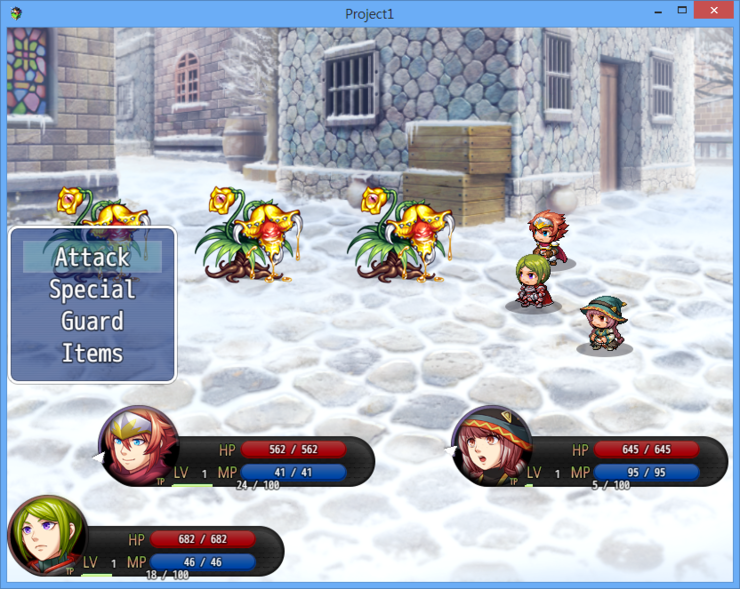 Multiple HUD #2 (with YEP Active Turn Battle) 업데이트 - RPG Maker MV : 네이버 블로그