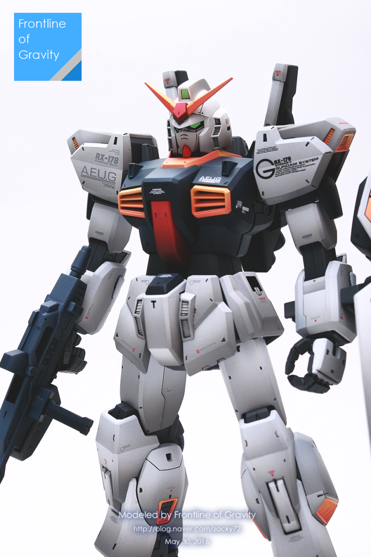 MG RX-178 Gundam Mk-II v2.0- 모듈레이션 도색 완성 : 네이버 블로그