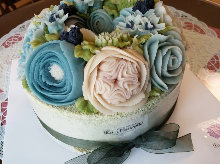 생일케이크 [ 떡케이크 ] 정성 가득한 수제 앙금플라워 떡케이크 : 네이버 블로그