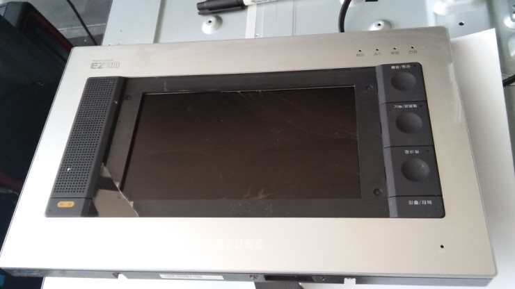 청주 삼성 홈 오토메이션 시스템 비디오폰 인터폰 이지온 EZON SHT-7050 SHT-7070 SHT-7070XM 액정 파손 교체 및 화면이 안켜지는 고장 수리 : 네이버 블로그