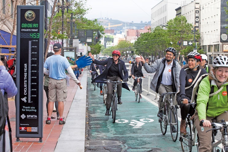 [자전거이슈] 에코 카운터(Eco counter), 전국 자전거도로에 속속 등장 : 네이버 블로그