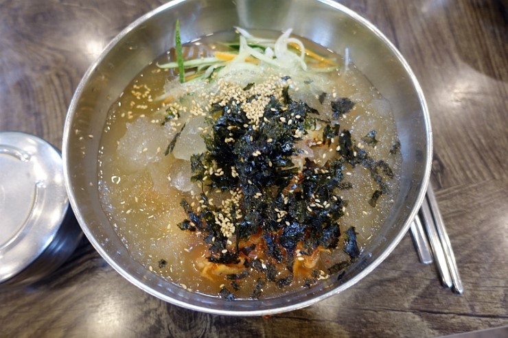 여의도 점심 맛집 풀향기칼국수 여름 특선 메뉴 살얼음 동동 냉묵밥 네이버 블로그