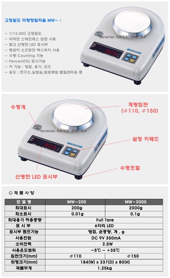 [CAS]카스 MW 시리즈/고정밀저울/미량저울/MW-200/MW-2000/MWⅡ-300N,600N,3000N,6000N ...