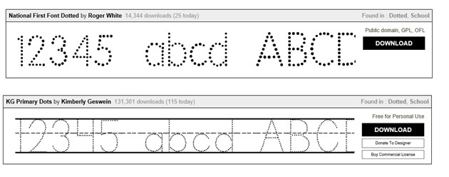 [Fonts]-점선(?) 글자체(Dot fonts) : 네이버 블로그