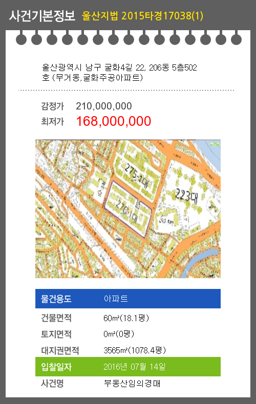울산 남구 아파트경매무거동 굴화주공아파트아파트경매울산지법 2015 17038 네이버 블로그