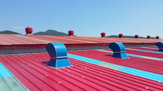 동력 벤츄레이터 부산광역시 기장군 정관 산업단지 빗면 루프팬(roof fan, VTR) 공사 : 네이버 블로그
