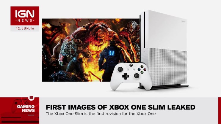 XBOX ONE 슬림, 이미지 유출 (IGN) : 네이버 블로그