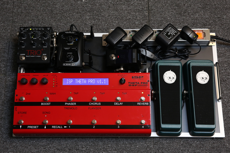 ISP THETA PRO DSP 커스텀 페달보드가 완성되었습니다. : 네이버 블로그