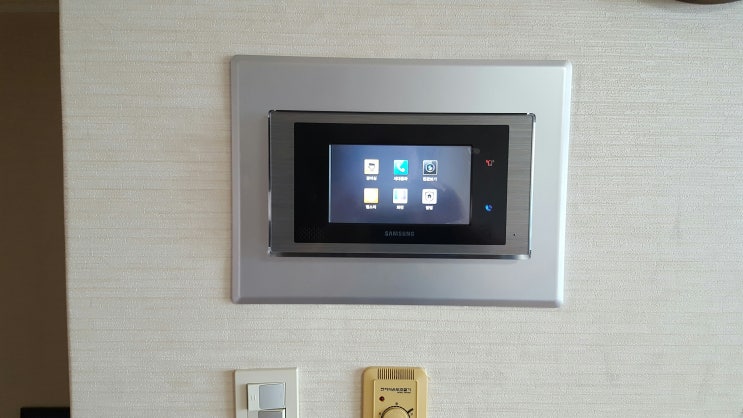 삼성푸시풀도어락 SHP-DP720 삼성비디오폰 SHT-3527xm 삼성한국형아파트 시공스토리 : 네이버 블로그