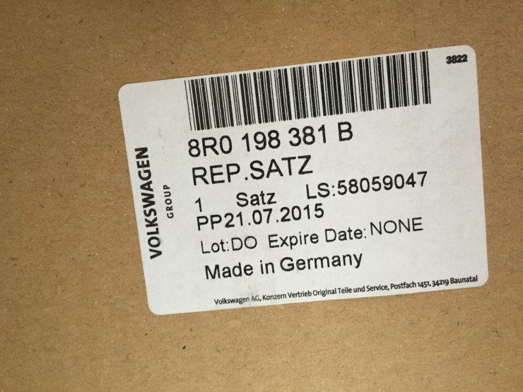 A4 엔진미미 8R0198381B : 네이버 블로그