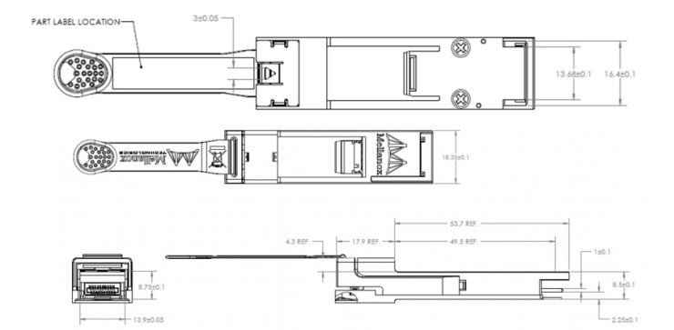 Mellanox 40G QSA - QSFP+ to SFP+ 변환아답터 : 네이버 블로그