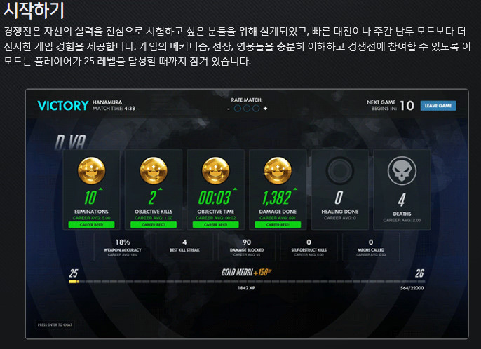 오버워치 경쟁전 시작 패치 사항 알아보기 및 배치 7승 3패 네이버 블로그