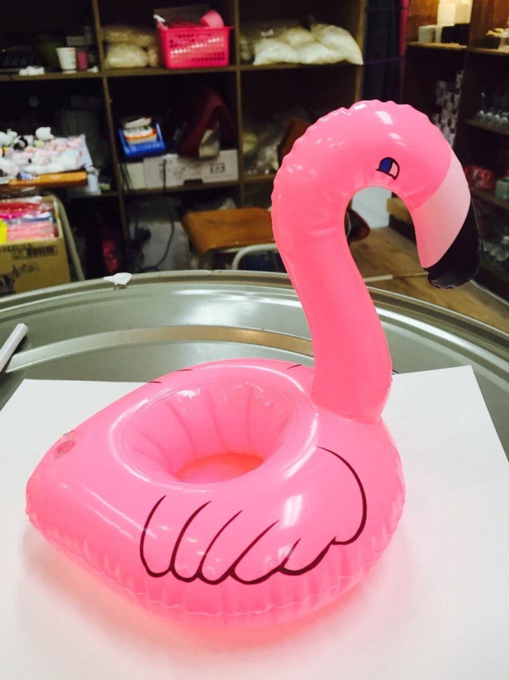플라밍고 튜브 컵홀더 : 네이버 블로그