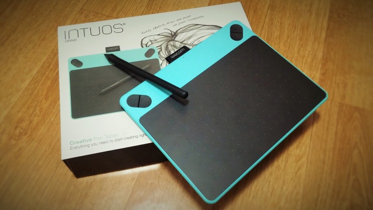 와콤 타블렛 INTUOS Draw(CTL-490) 간단후기 : 네이버 블로그