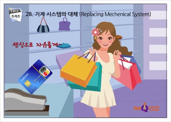 트리즈큐 창의센터 생각하는 발명원리 트리즈 28번 기계시스템의 대체 네이버 블로그