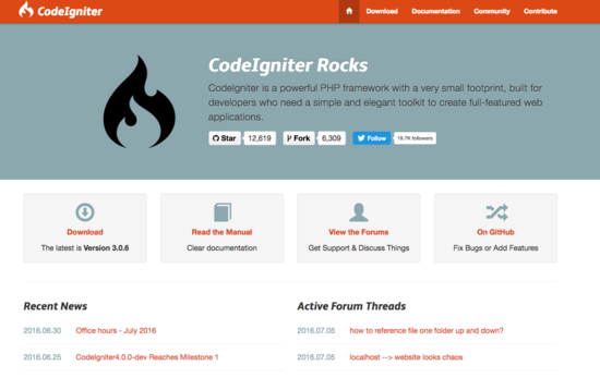 [PHP CodeIgniter] 코드이그나이터로 웹사이트 만들기 - 01 : 네이버 블로그