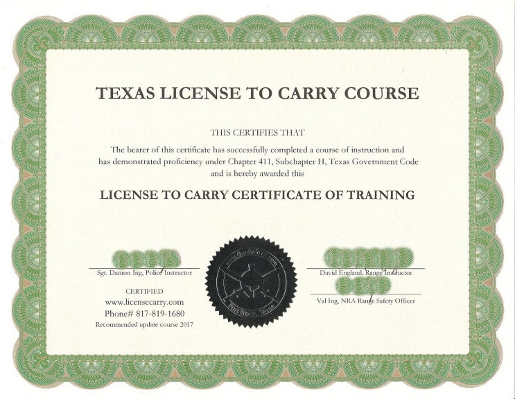 텍사스 LTC(License To Carry) 코스 수료와 대우 K1 5.56mm 소총 영점사격 : 네이버 블로그