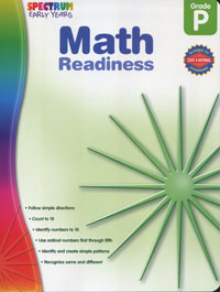 Spectrum Early Years Math Readiness (9781936024964) 유치부 수학의 기초 교재 ...