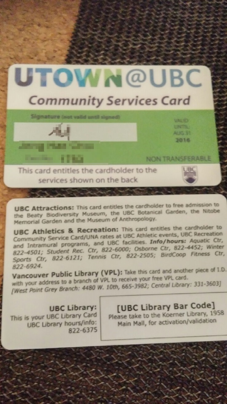 Community Service Card 발급받기 : 네이버 블로그