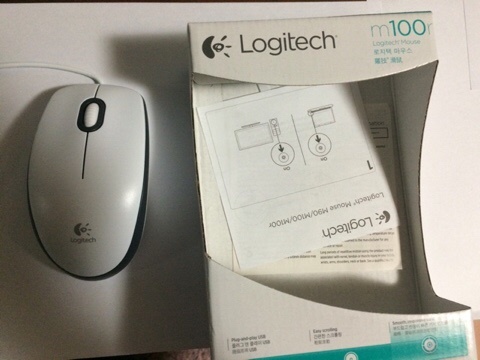 로지텍 마우스[m100 r] 개봉 후기 : 네이버 블로그