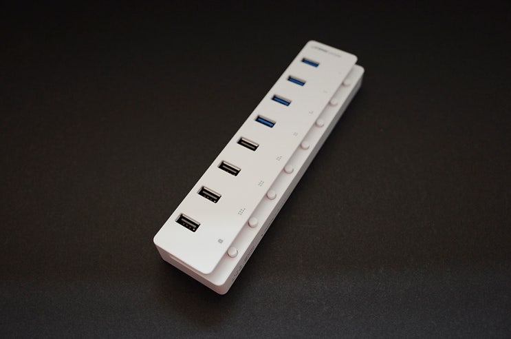 USB 3.0 유전원 허브 / iptime UH308 USB 허브 8포트 : 네이버 블로그