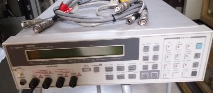Agilent 4339B High Resistance Meter (16117C Fixture 케이블) : 네이버 블로그
