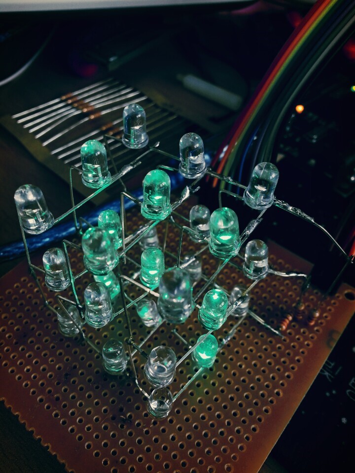 3x3x3 LED큐브 만들기 : 네이버 블로그