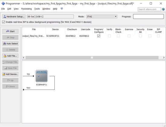 Altera FPGA 보드 튜토리얼 - FPGA 보드에 다운로드 : 네이버 블로그