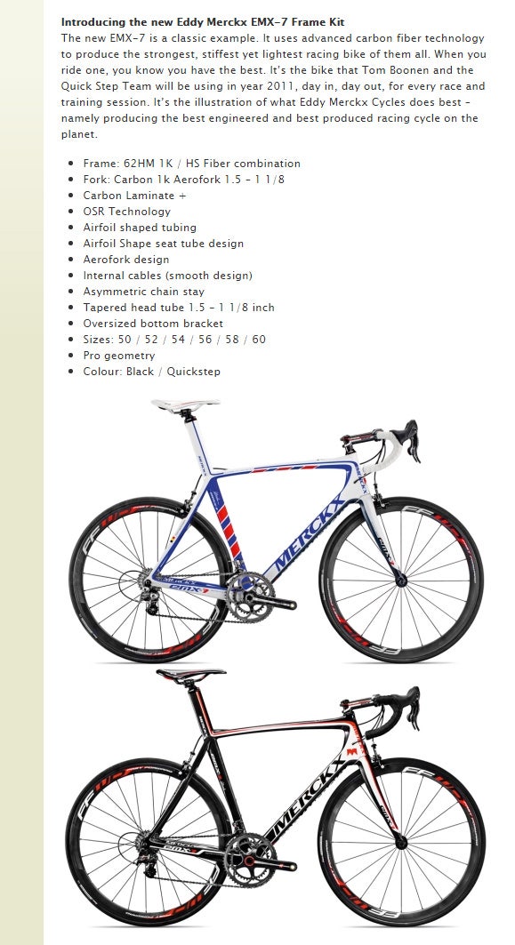 Eddy Merckx EMX-7 GEOMETRY : 네이버 블로그