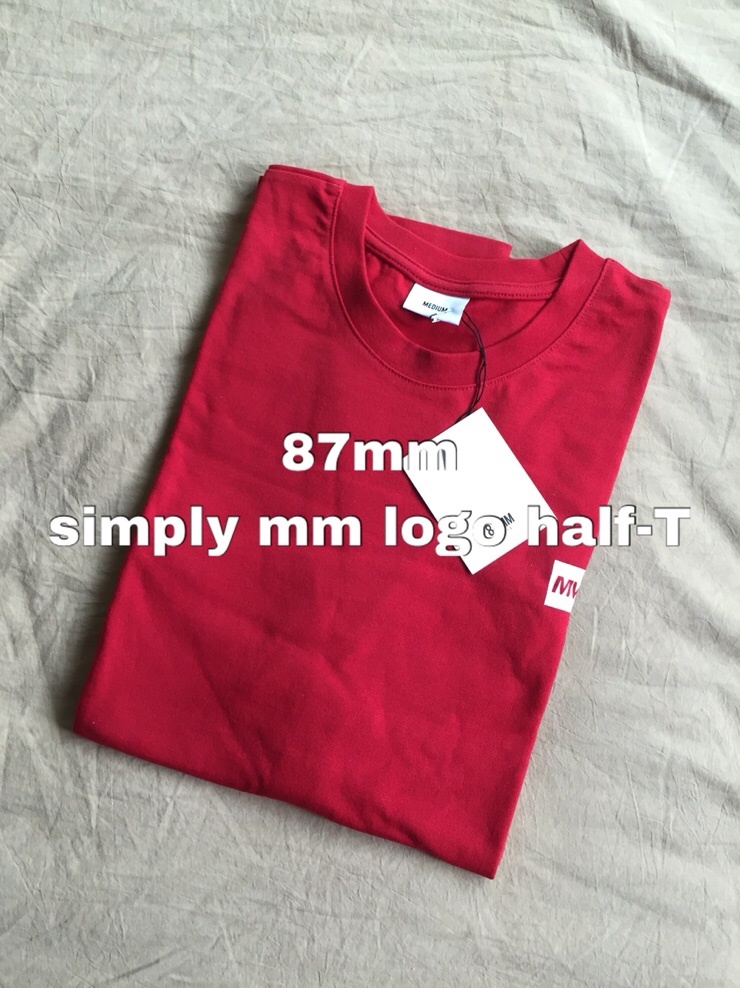 [87mm] Simply mm Logo Half T : 네이버 블로그
