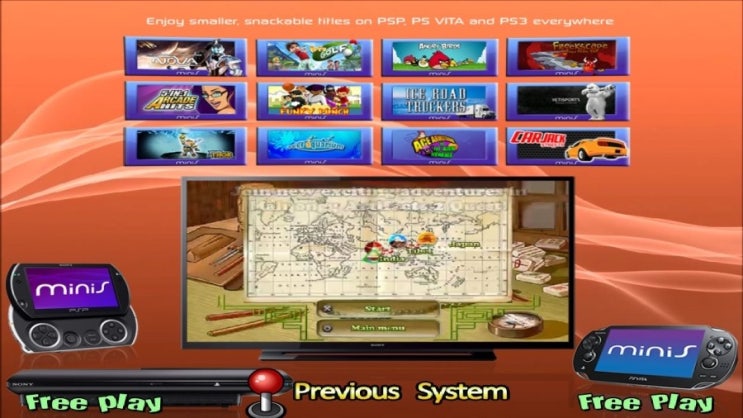 하이퍼스핀 Sony PlayStation Minis 연동하기 : 네이버 블로그