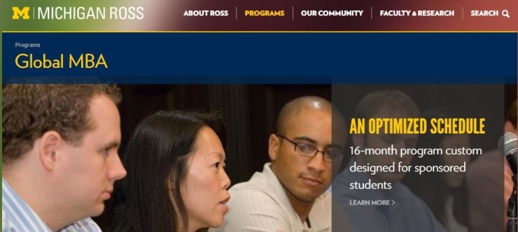 [미국MBA] 미국명문 미사간대학교 Ross School of Business 글로벌MBA VS Full Time MBA ...
