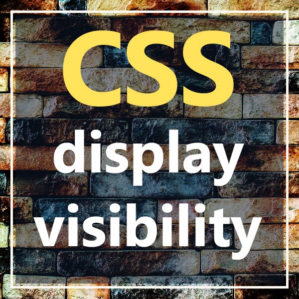 (css) display ,visibility 어떻게쓰지? : 네이버 블로그