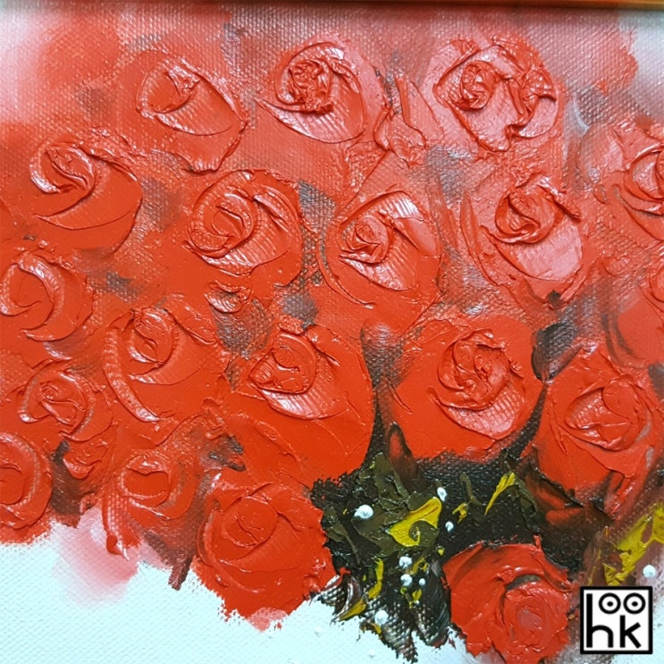 로맨틱한 분위기 너무이쁜 장미블라썸 유화그림액자 선물용액자로 제격 네이버 블로그