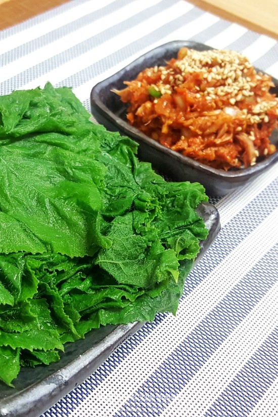 참치캔요리 참치쌈장만들기 호박잎쌈 만드는법 네이버 블로그