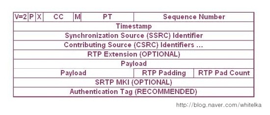 SRTP(Secure Real-time Transport Protocol) : 네이버 블로그
