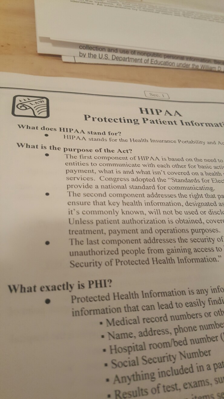 HIPAA training (PHI) : 네이버 블로그