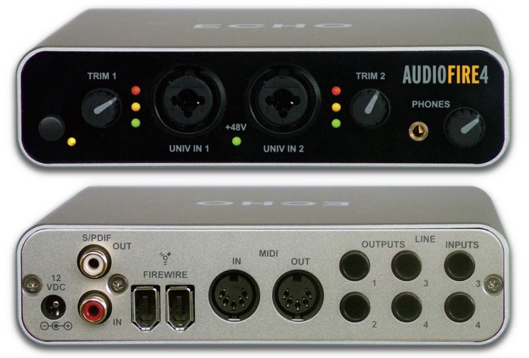 [질문과 답변]MAC 오디오 인터페이스 Firewire-Thunderbolt 어댑터로 연결시 전원 Echo Audiofire 4 ...