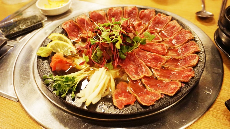 청주 율량동 맛집 육육에서 소고기 타다끼 ♩ 육타다끼 비쥬얼 끝판왕 네이버 블로그