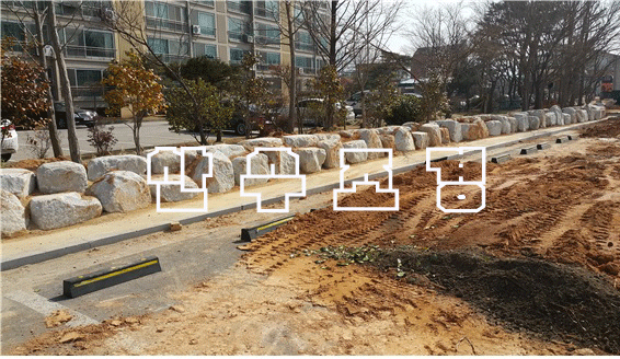 조경석 놓기담장허물기사업산수조경조경석굴림석스탠드석계단석화강석전석견치석메쌓기 네이버 블로그
