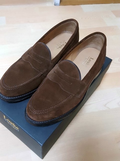 [신발] 로크 이튼 브라운스웨이드 로퍼 구매후기 Loake Eton suede : 네이버 블로그