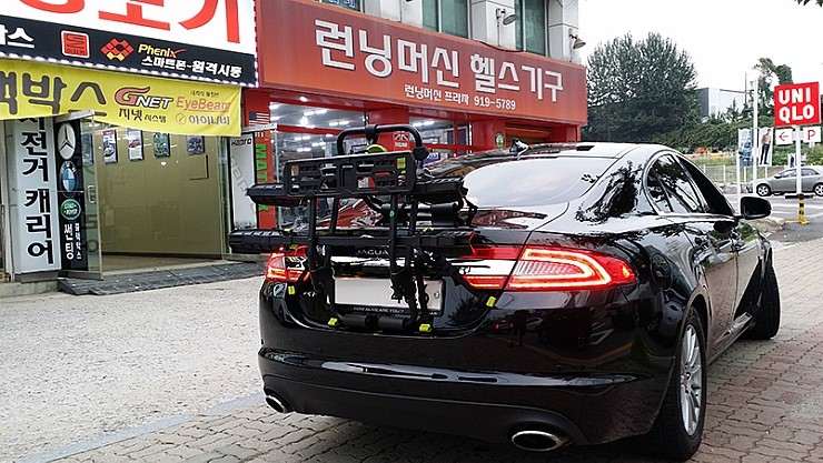 안양 안산 군포 의왕 승용차 자동차 자전거캐리어 제규어 Xf 승용차 수입차 트렁크 자전거캐리어 장착점 싸이아트 서수원 탑동