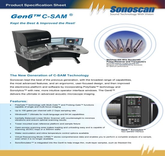 SONOSCAN VOID검사 장비_GEN6 : 네이버 블로그