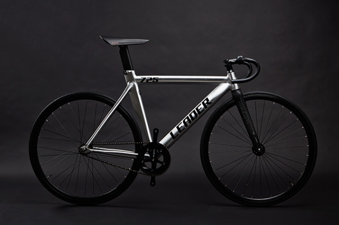 2016 LEADER 725 SILVER POLISH FIXED GEAR BIKE (2016 리더725 실버 폴리쉬 픽스드기어 ...