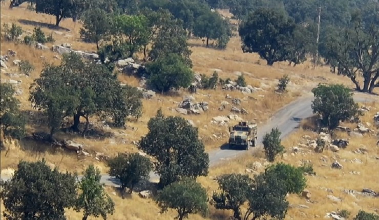 쿠르드족 PPK 게릴라의 터키 육군 MRAP 트럭 폭파 - Kurdish PPK Gerilla explosion action ...