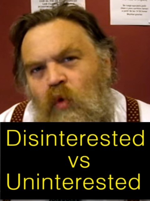 ESL영어 Disinterested와 Uninterested의 차이 The difference between ...