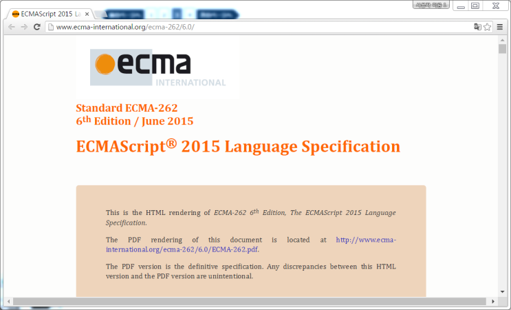 새로운 JavaScript의 규격인 "ES2015" : 네이버 블로그