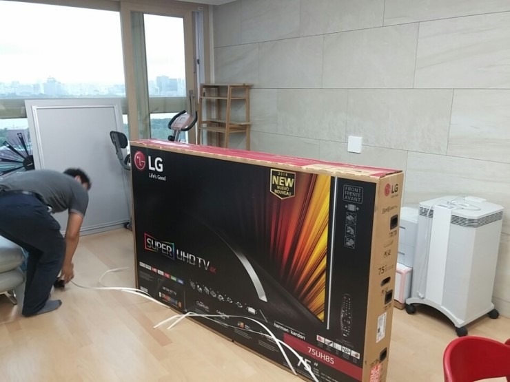 75인치 스마트 티비 직구 솔직사용후기 [ LG 75UH8500 ] : 네이버 블로그